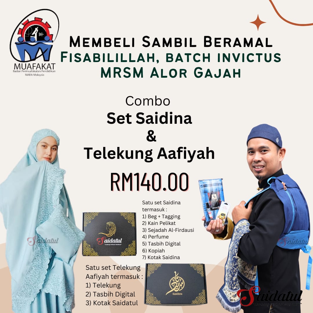MEMBELI SAMBIL BERAMAL (Set Combo II) – SAIDATULMALL
